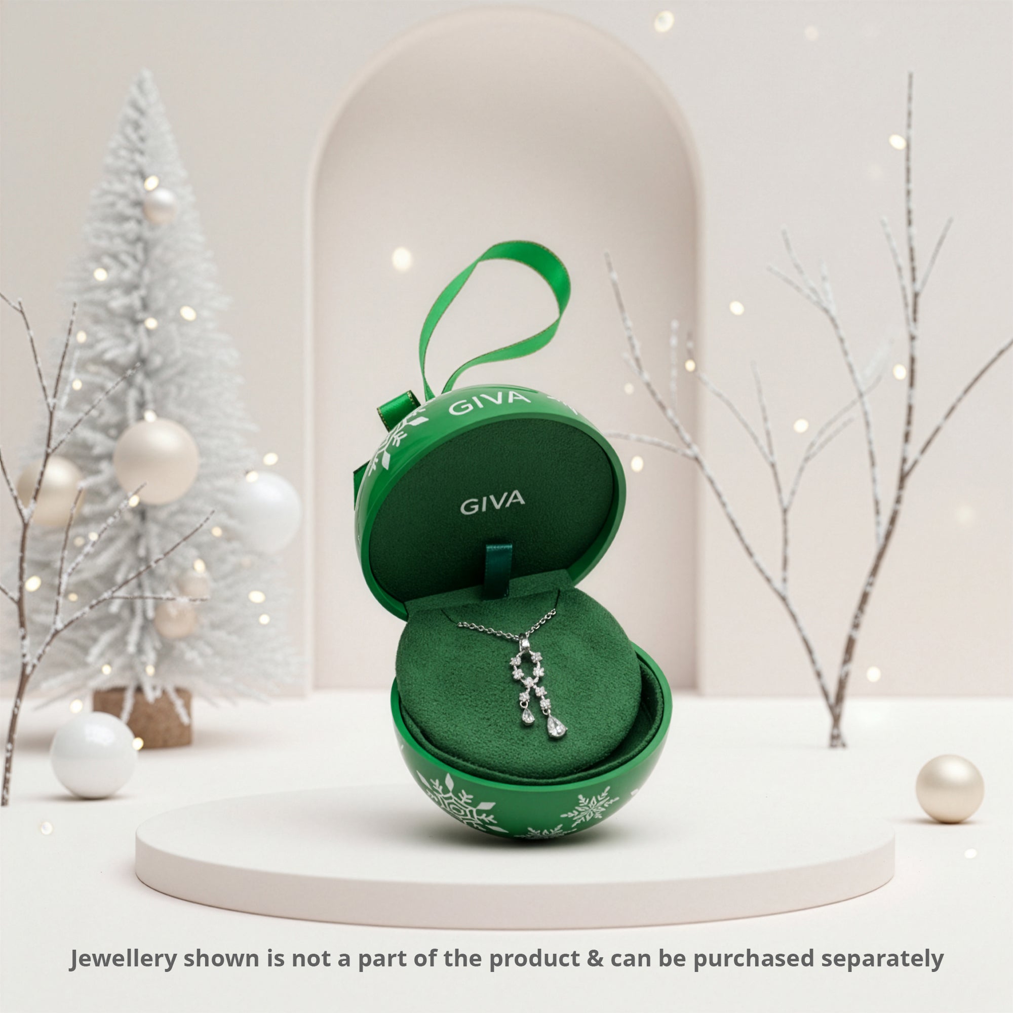 Green Bauble Box – Elegant Jewellery Gift Box – GIVA