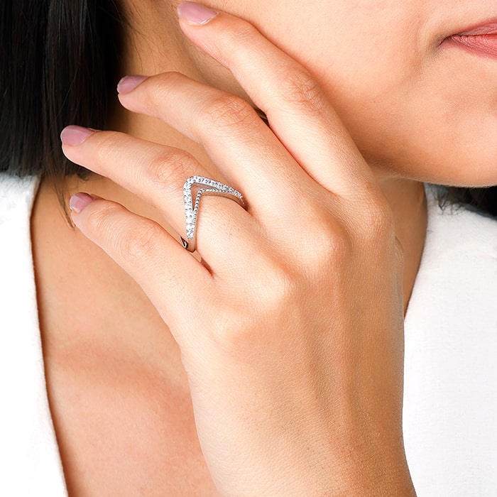 Buy Silver Sparkling Spirits Vanki Ring Online in India | GIVA