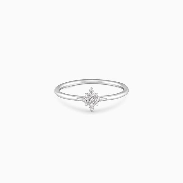 Buy Silver Polaris Ring Online at Best Prices – GIVA
