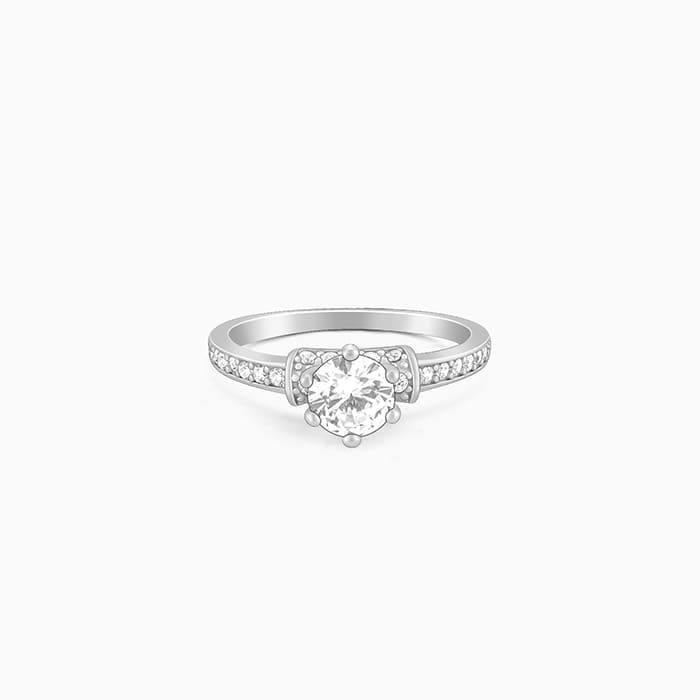 Silver Enfold Ring – GIVA