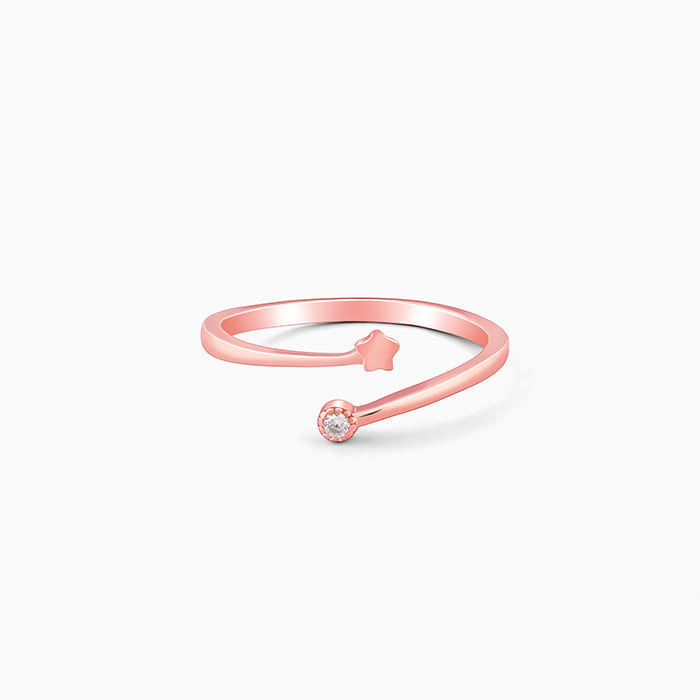 Rose Gold Starlit Ring – GIVA