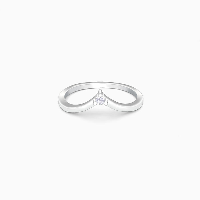 Silver Simple Vanki Ring – GIVA