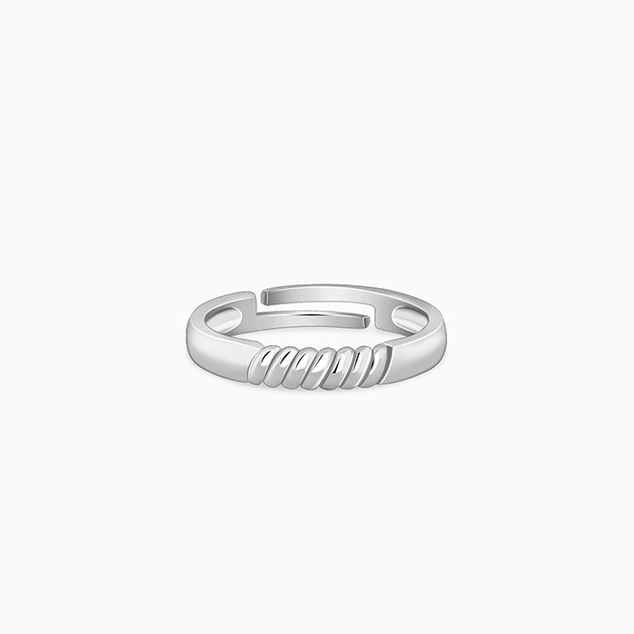 Buy Latest Silver Rope Ring for Him Online | Men's Collection – GIVA