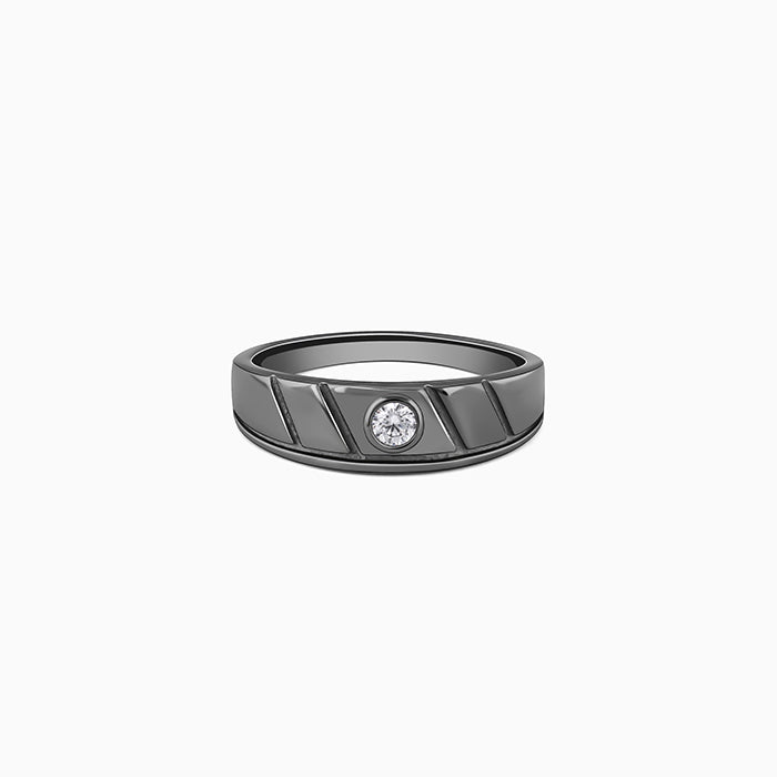 Black Rhodium Men's Ring | Mens Rings – GIVA Jewellery