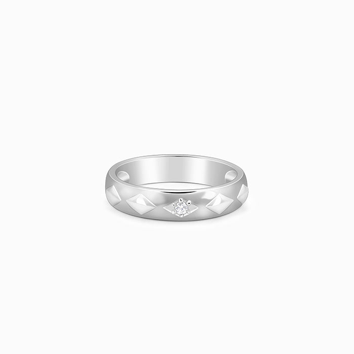 Buy Silver Ring for Men at Best Price| Men's Silver Wedding Ring – GIVA ...