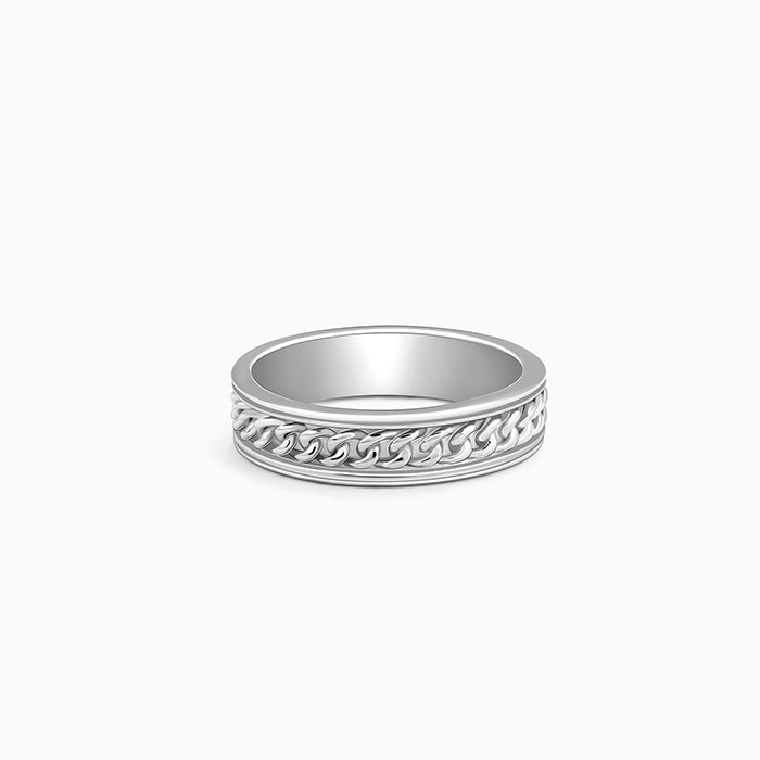 Silver Imperium Ring For Him | GIVA Jewellery – GIVA
