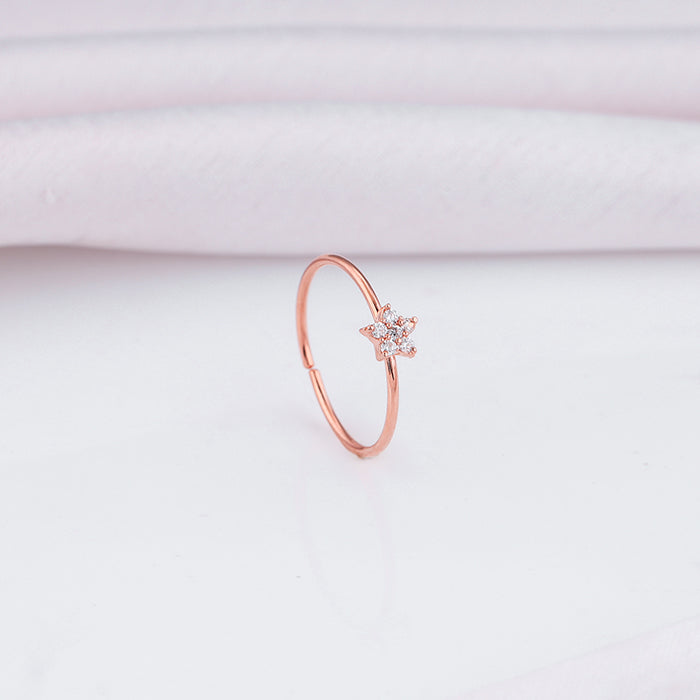 Rose Gold Star Constellation Ring – GIVA Jewellery