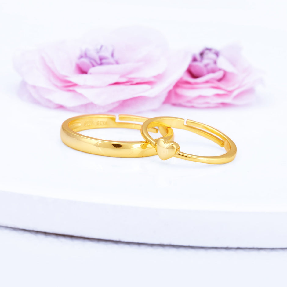 Buy New Couple Rings in Gold - Elegant Designs at Best Price – GIVA ...