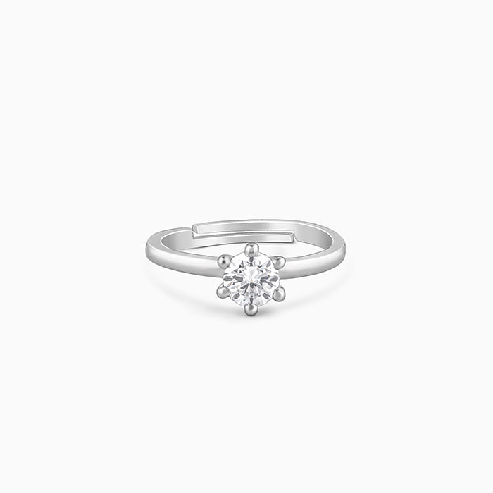 Silver Snowfall Ring – GIVA Jewellery
