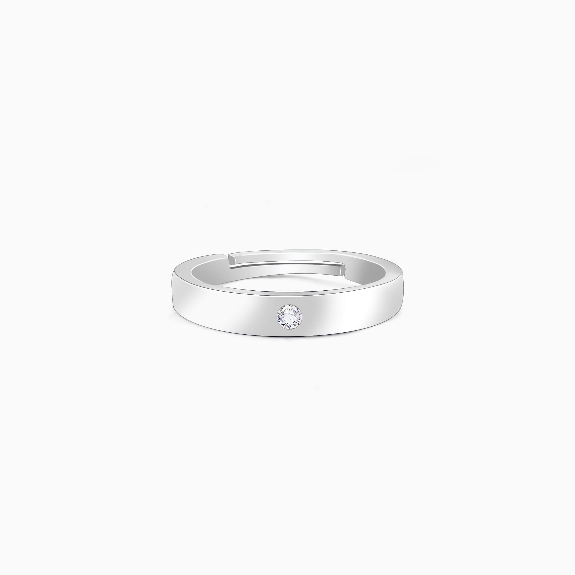 Silver Zircon True Love Ring – GIVA Jewellery
