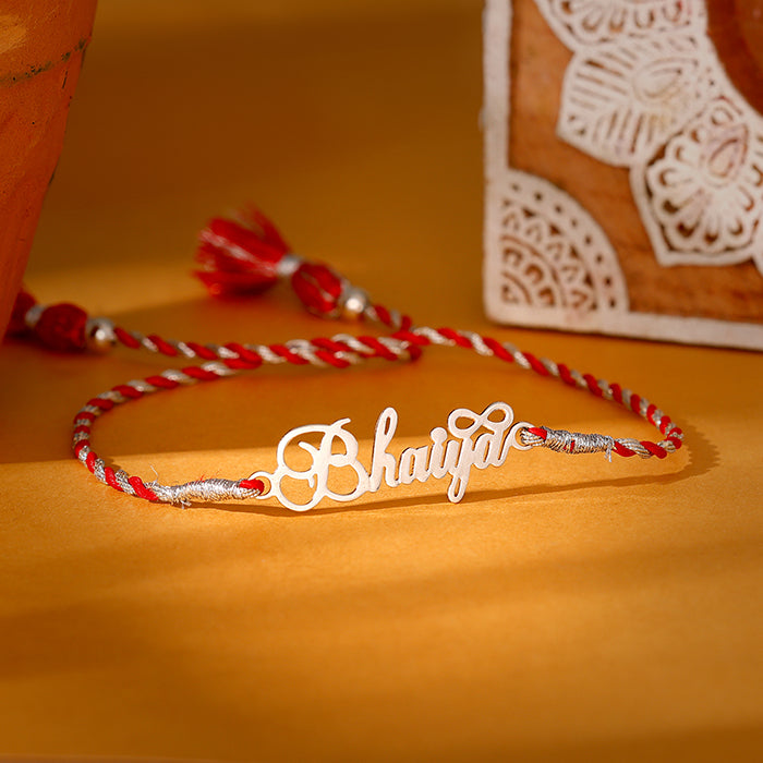 Silver Infinity Bhaiya Rakhi – GIVA