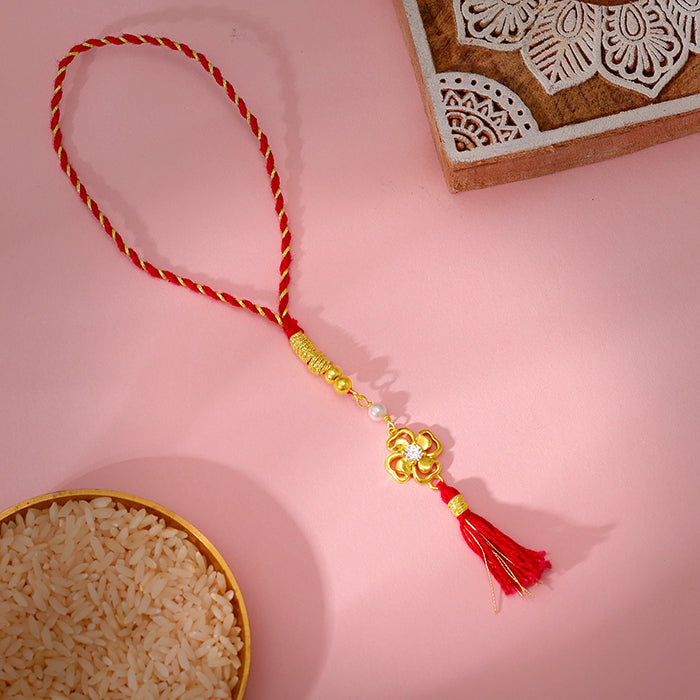Buy Lumba Rakhi | Bhabhi Rakhi Online at Best Price – GIVA Jewellery