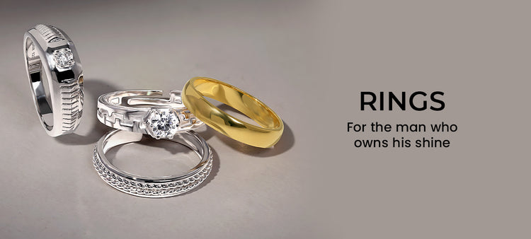 Silver Ring for Men Online | Starting at ₹1100 – Page 11 – GIVA