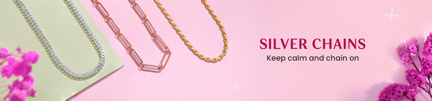 Silver Chains – GIVA Jewellery
