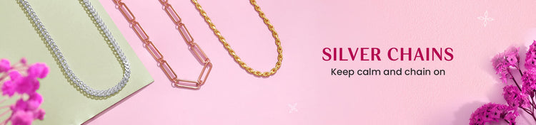 Silver Chains – GIVA Jewellery