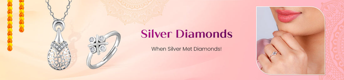 Silver Diamonds | Shop Exclusive Diamond Jewellery – GIVA