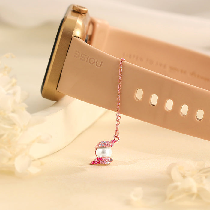 Rose Gold Pearl Drop Watch Charm – GIVA