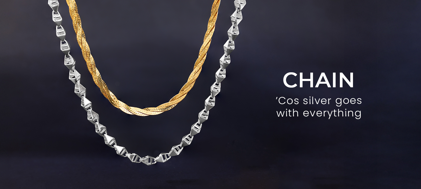 Silver Chain for Men | Silver Chain Design for Men – GIVA
