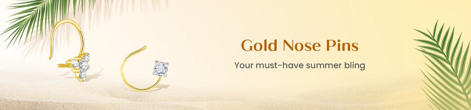 Gold Nose Pin | Explore Varieties of Nose Pin Gold Online in India ...