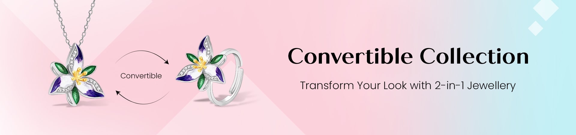 Convertible Collection | Versatile Silver Jewellery – GIVA Jewellery