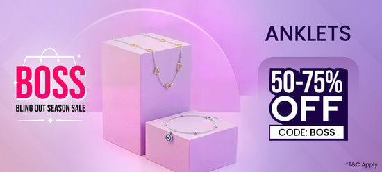 Anklets Sale 2025 | 925 Silver Anklets Up to 75% Off – GIVA