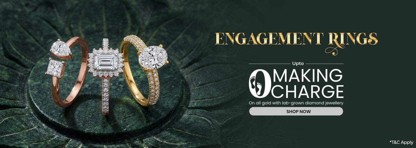 Gold Engagement Rings Online | Latest Designs – Heer by GIVA