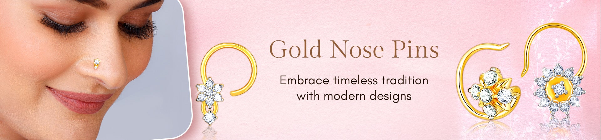 Gold Nose Pin | Explore Varieties of Nose Pin Gold Online in India ...