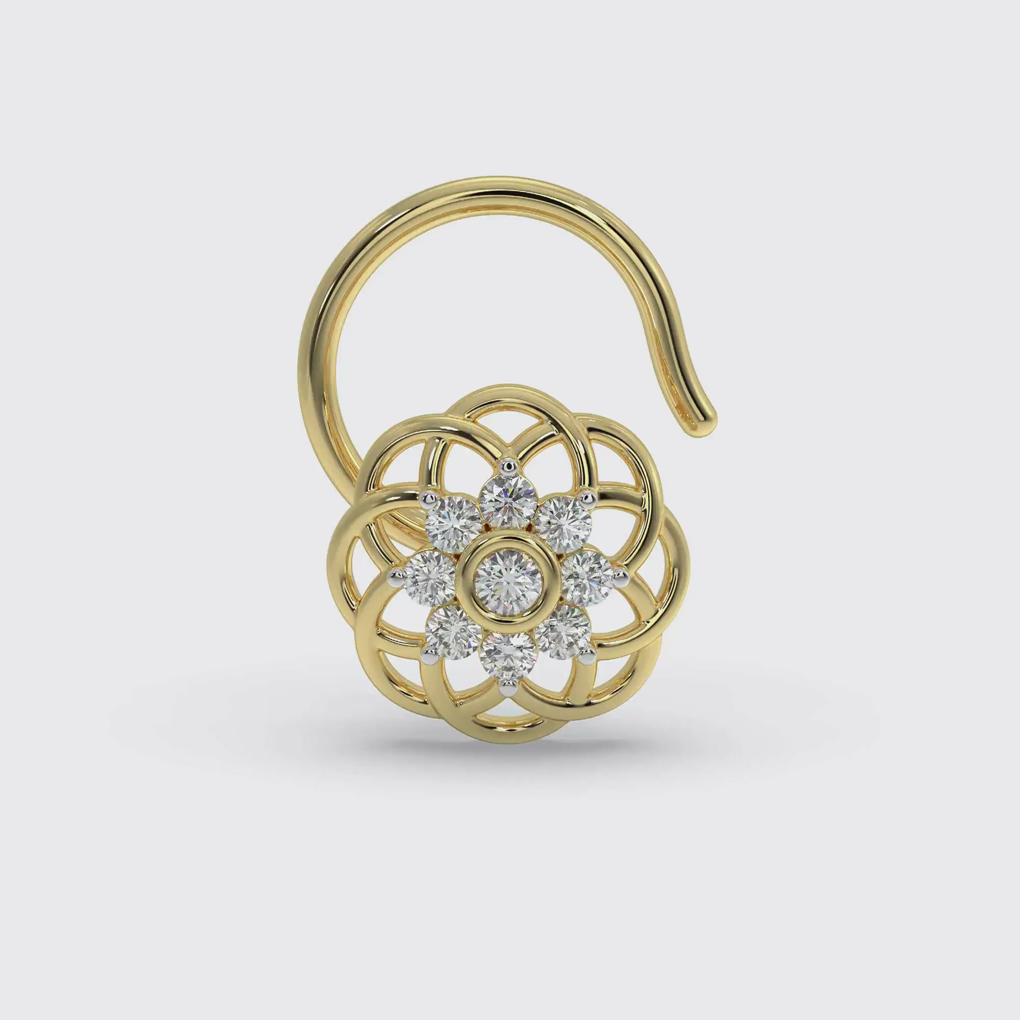 Buy Latest Gold and Diamond Nose Pins Designs Online at Best Price ...