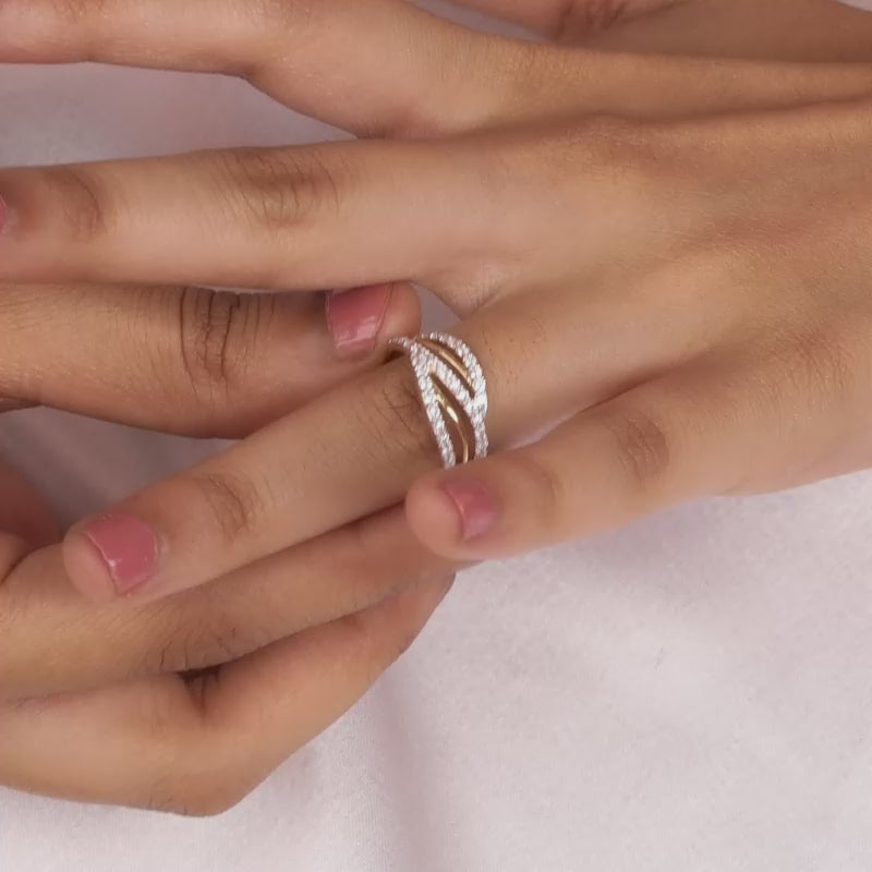 Gold Heartfelt Emotions Diamond Ring – GIVA Jewellery