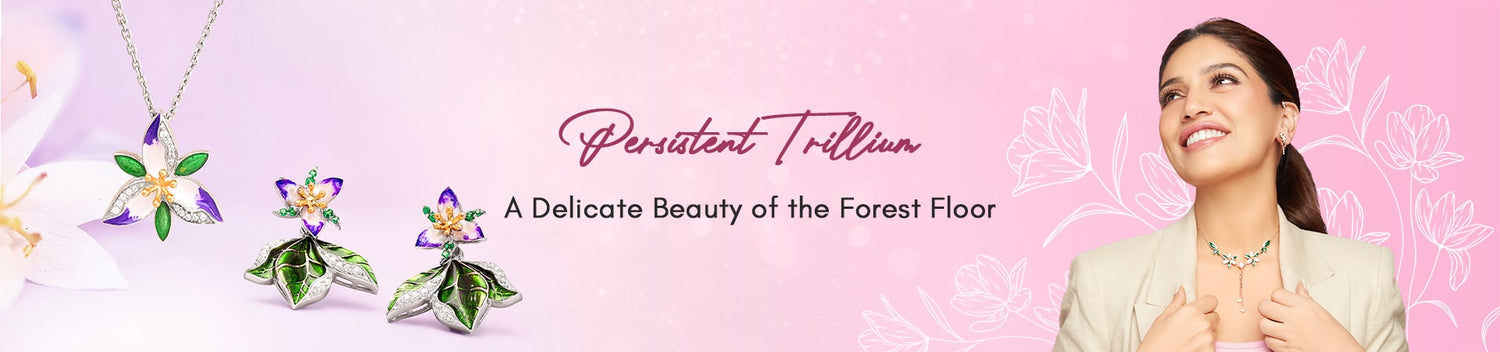 Floral Jewellery | Bhumi Persistent Trillium-Inspired – GIVA