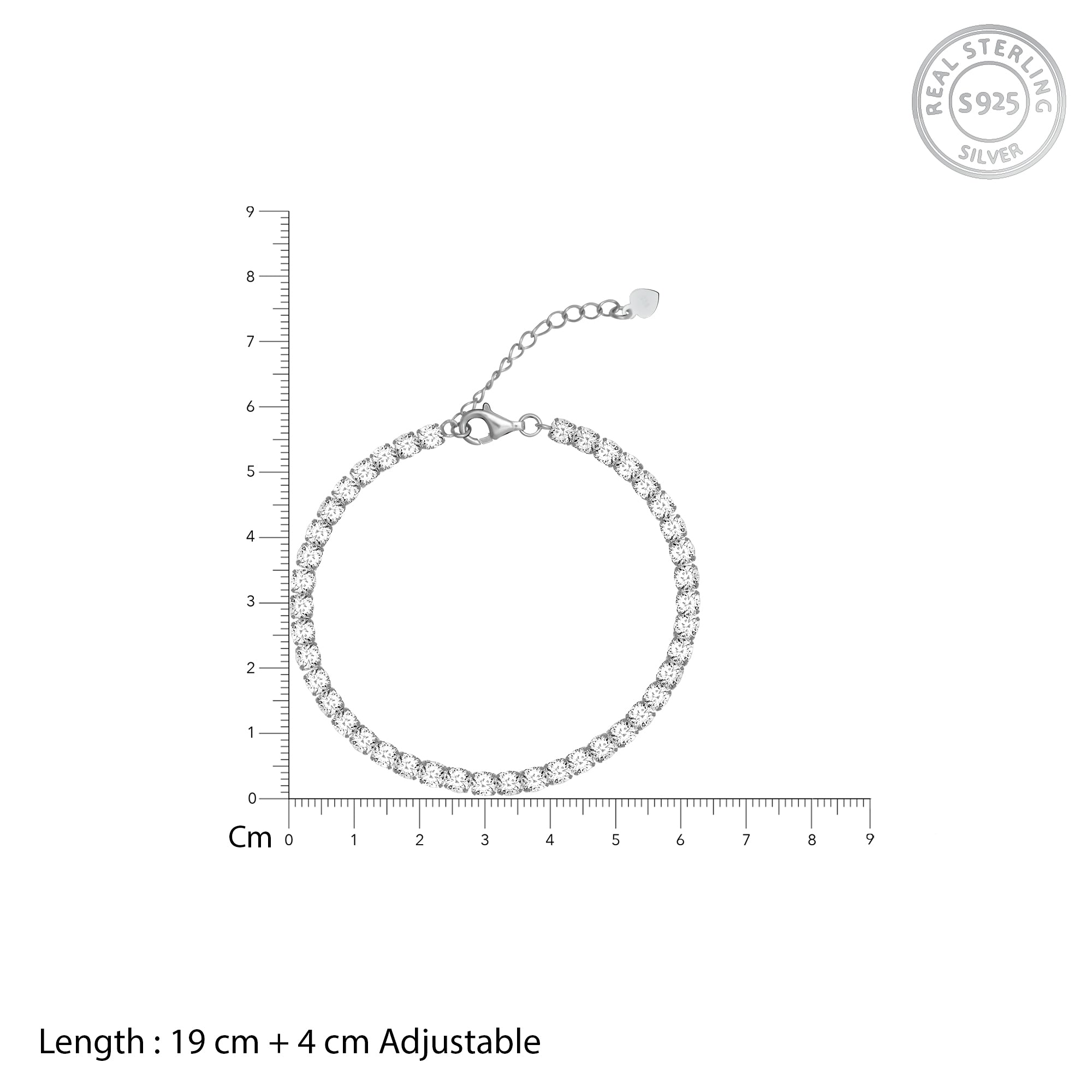 Silver Solitaire GIVA Signature Bracelet – GIVA Jewellery