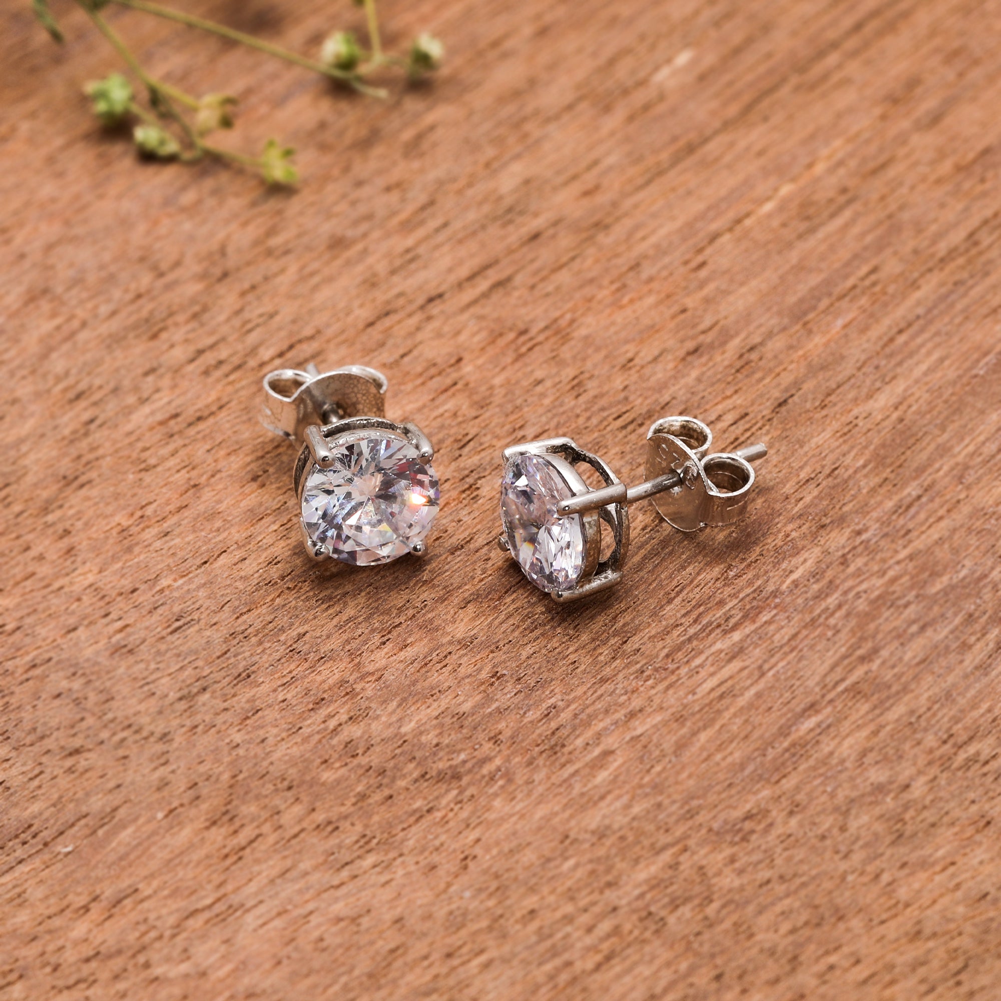 Silver Sparkling Deer Set – GIVA Jewellery