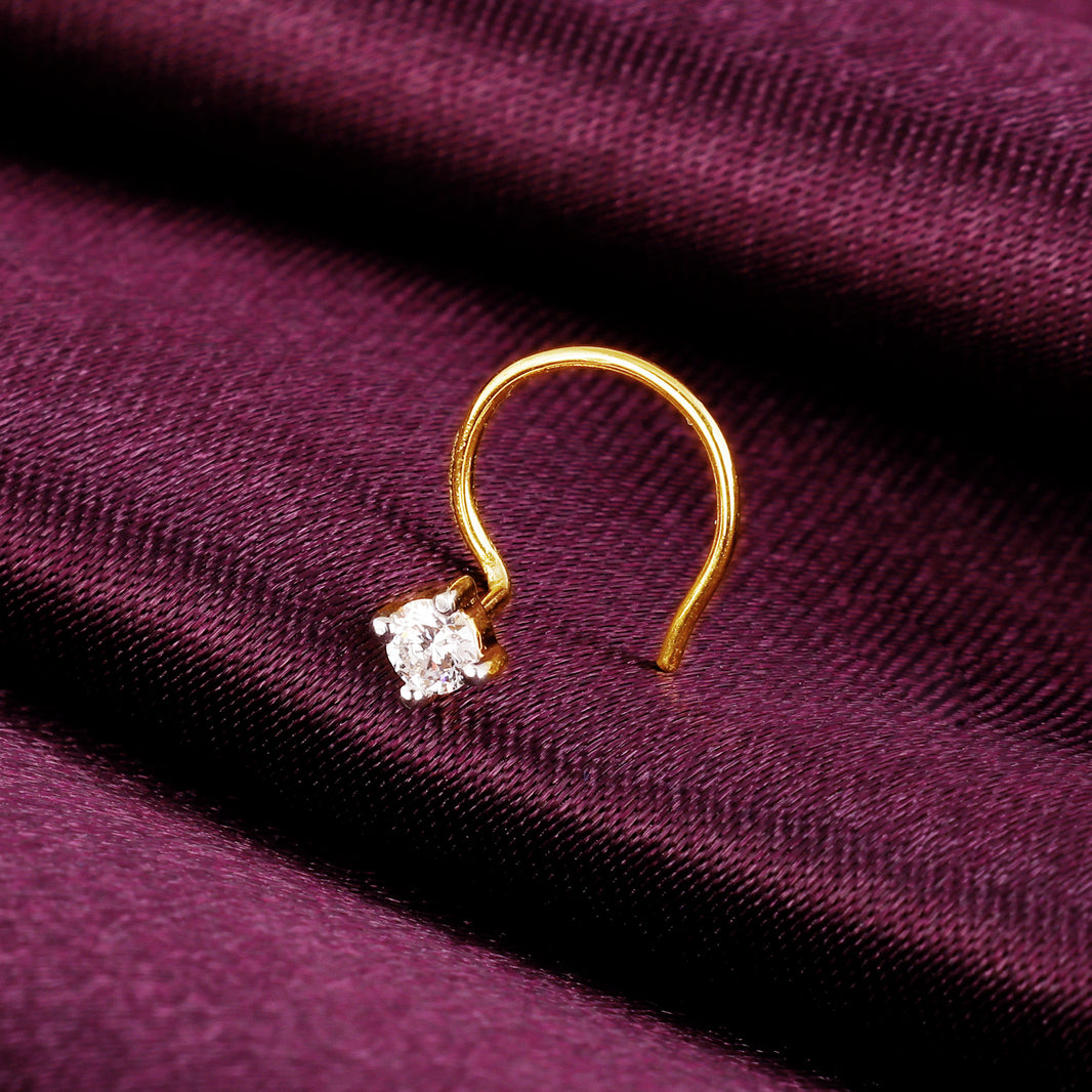 Gold Nose Pin | Explore Varieties of Nose Pin Gold Online in India ...