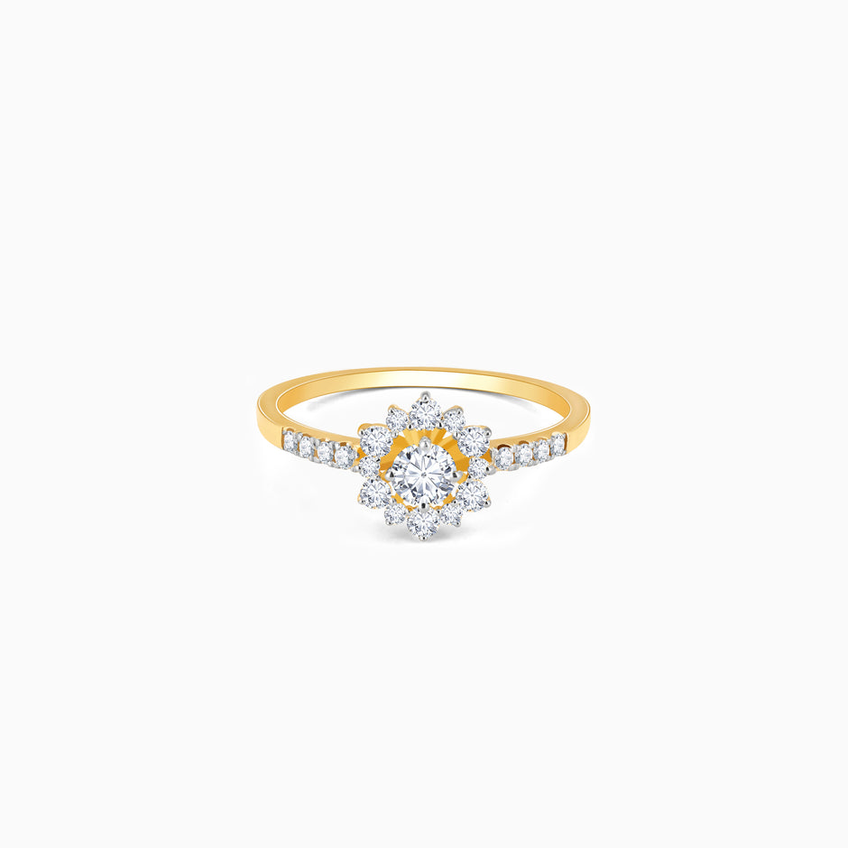 Gold Engagement Rings | Buy Gold Engagement Rings Online in India ...
